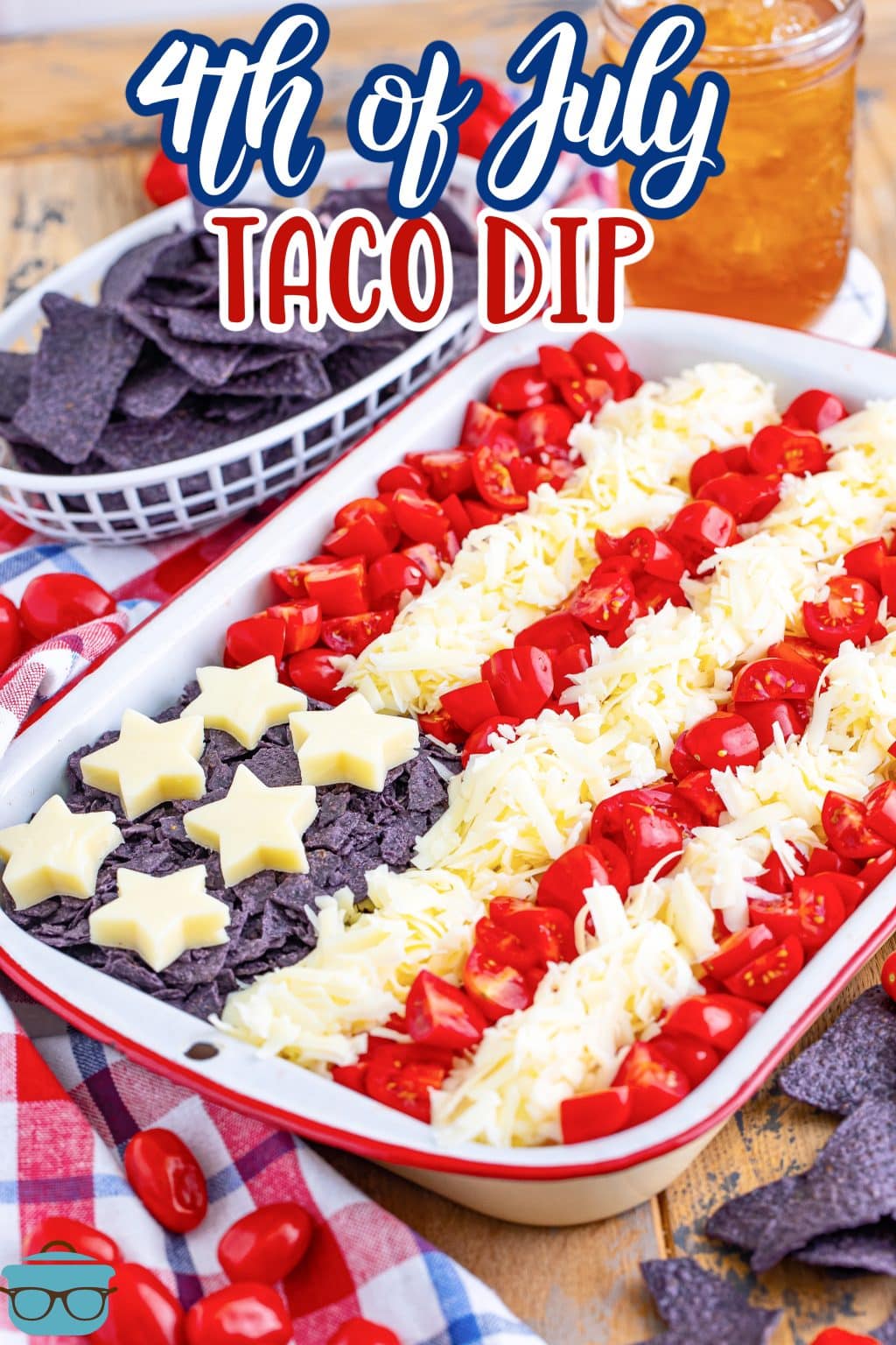 4th of July Flag Dip - The Country Cook
