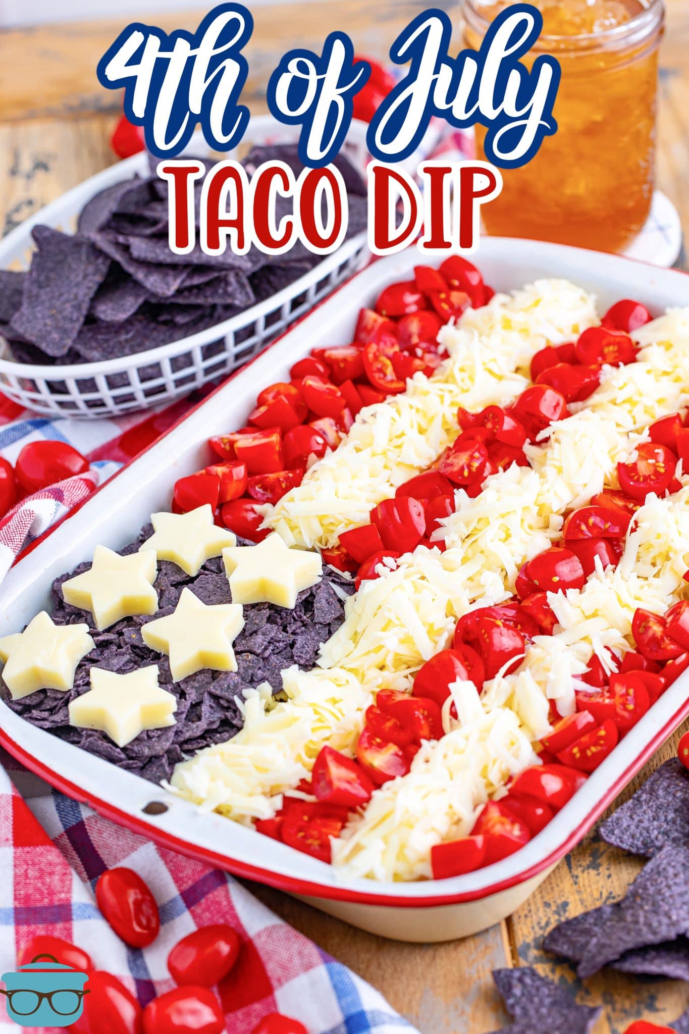4th of July Flag Dip - The Country Cook