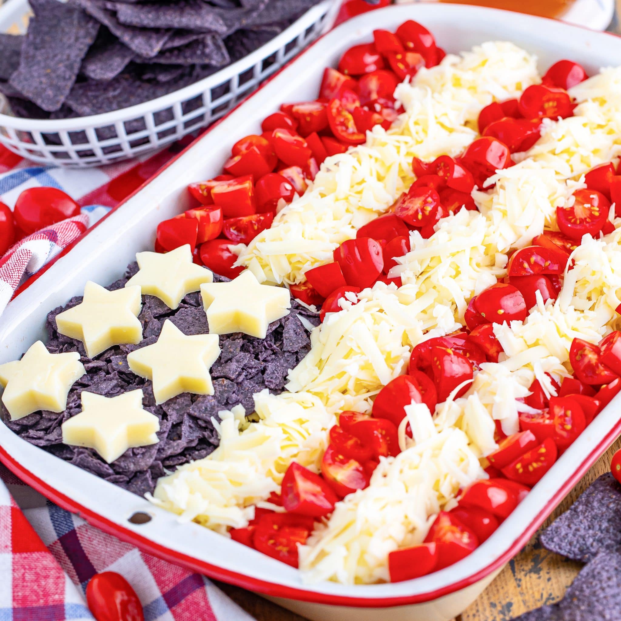 4th of July Flag Dip - The Country Cook