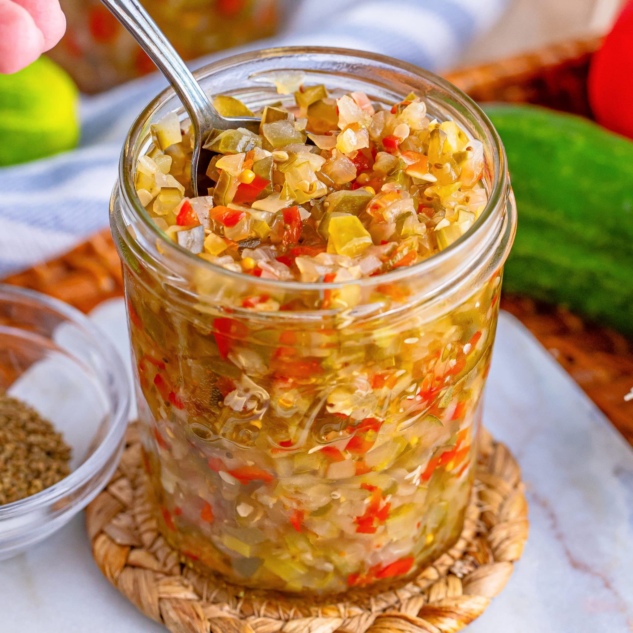 Dill Pickle Relish - The Country Cook