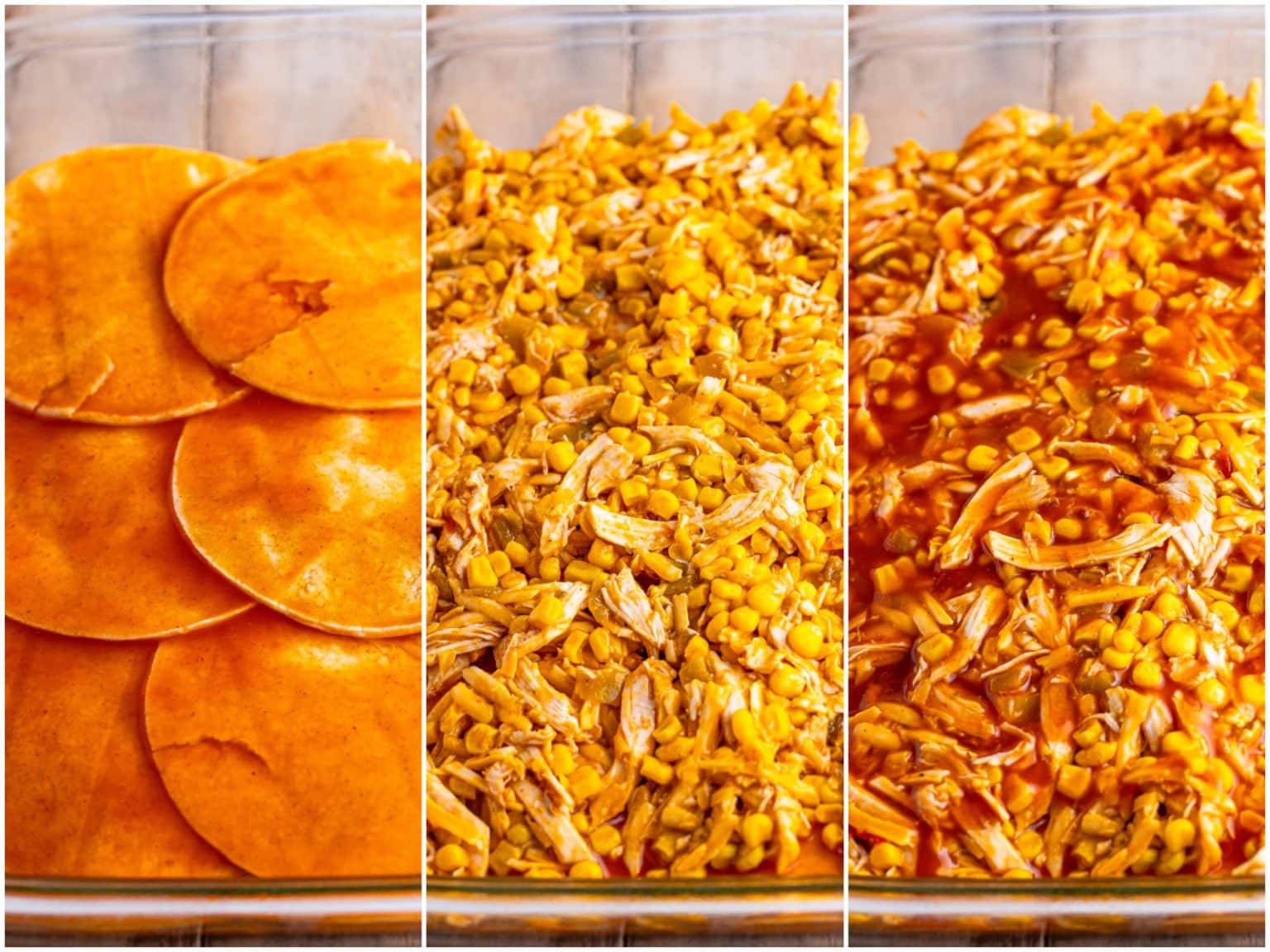 Chicken Enchilada Casserole - The Country Cook