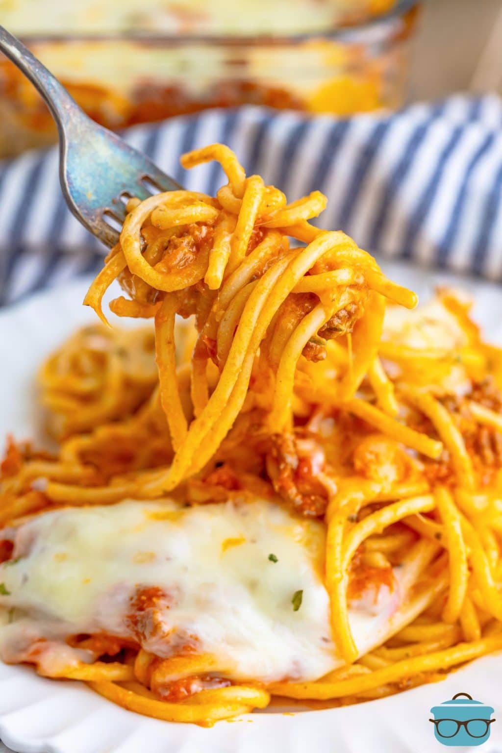 Baked Spaghetti For Two - The Country Cook