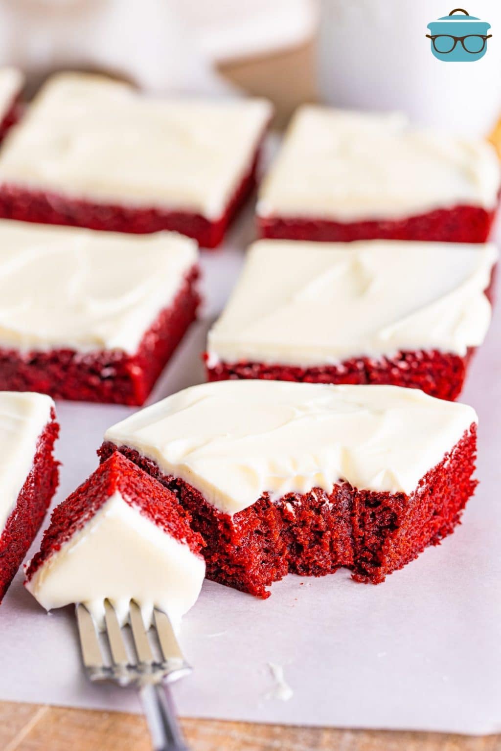 Red Velvet Brownies - The Country Cook