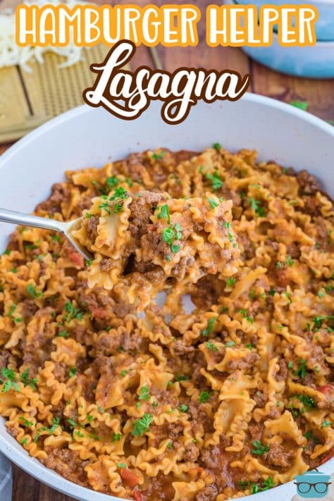 Hamburger Helper Lasagna - The Country Cook
