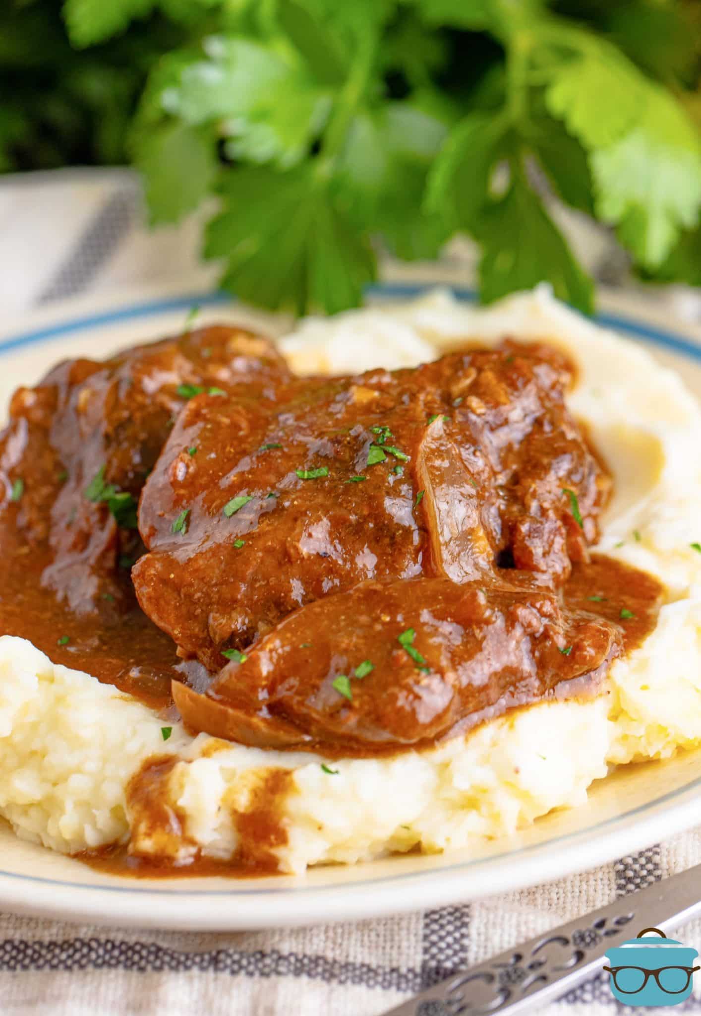 Crock Pot Round Steak and Gravy - The Country Cook