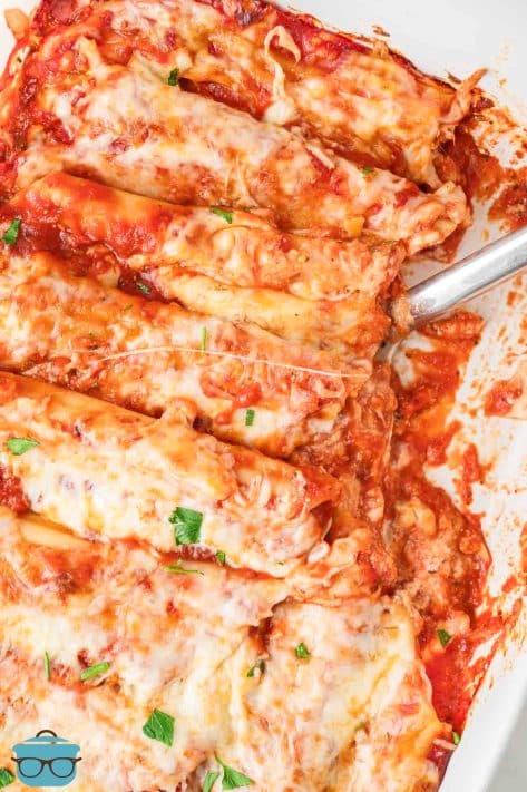 Easy Manicotti - The Country Cook