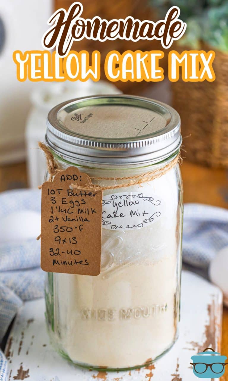 Homemade Yellow Cake Mix - The Country Cook