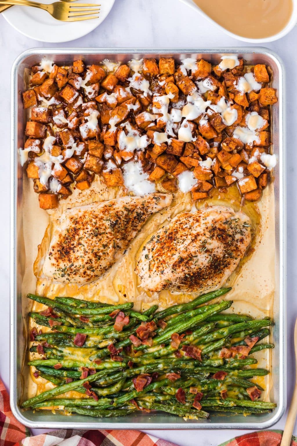 Sheet Pan Turkey Dinner - The Country Cook