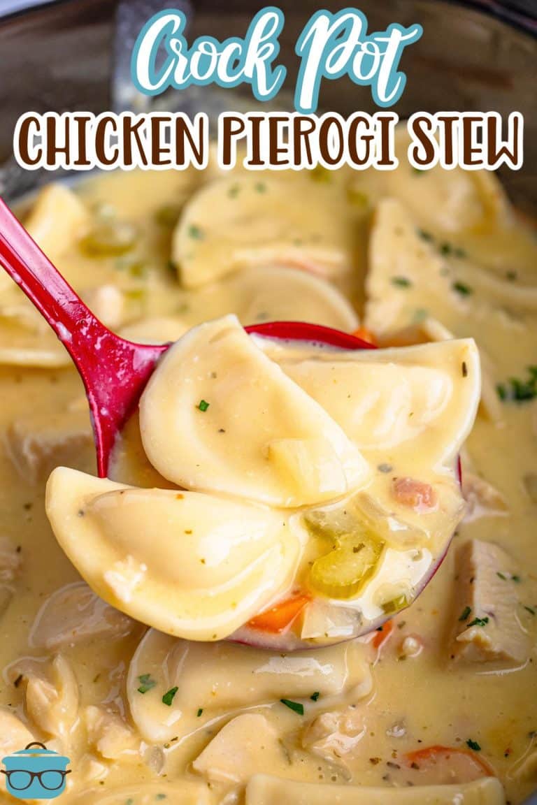 Crock Pot Chicken Pierogi Stew - The Country Cook