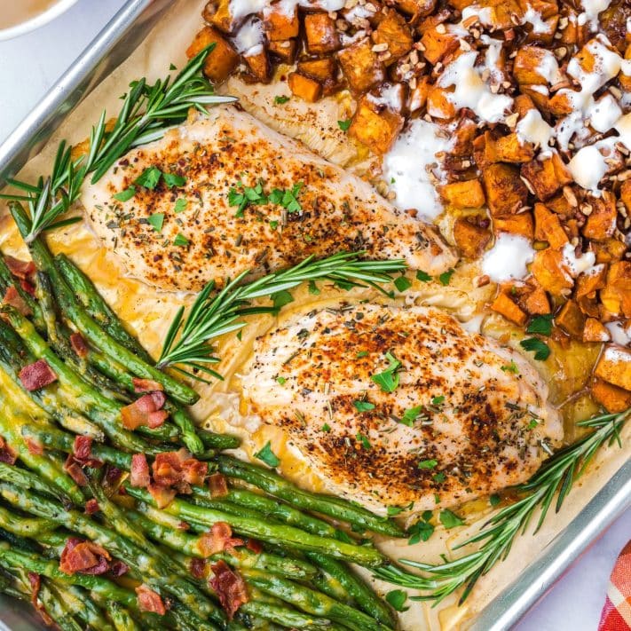 Sheet Pan Turkey Dinner - The Country Cook