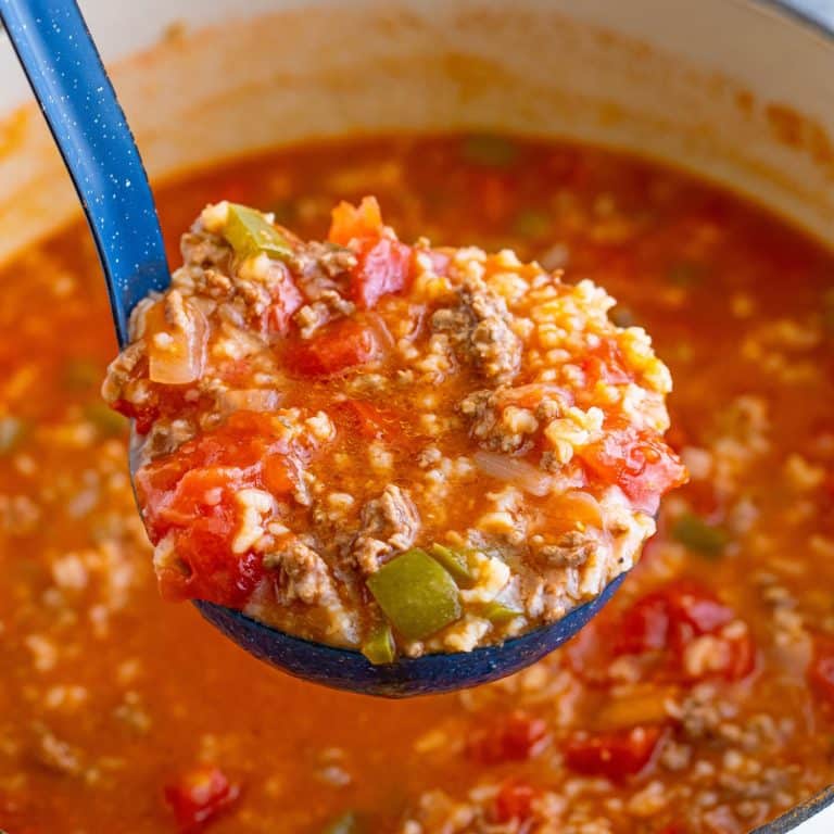 Stuffed Pepper Soup - The Country Cook