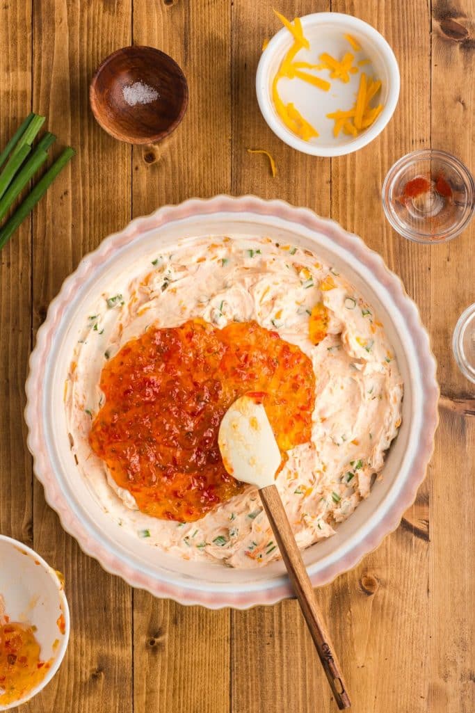 Pepper Jelly Cream Cheese - The Country Cook