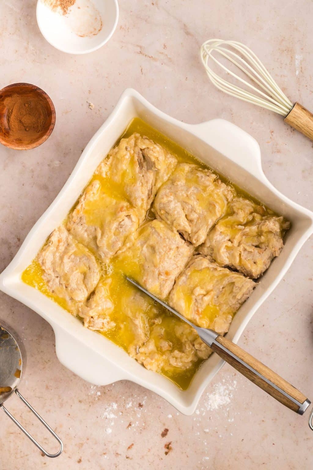 Sweet Potato Butter Swim Biscuits - The Country Cook