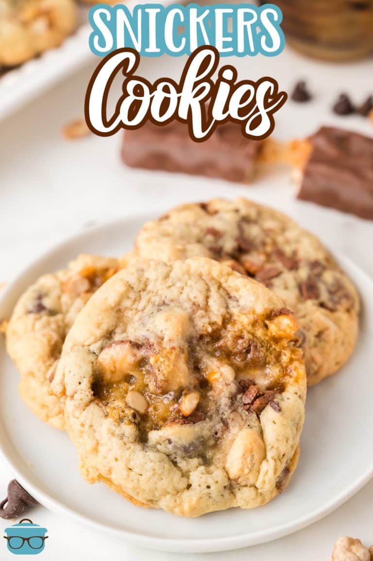 Snickers Cookies - The Country Cook