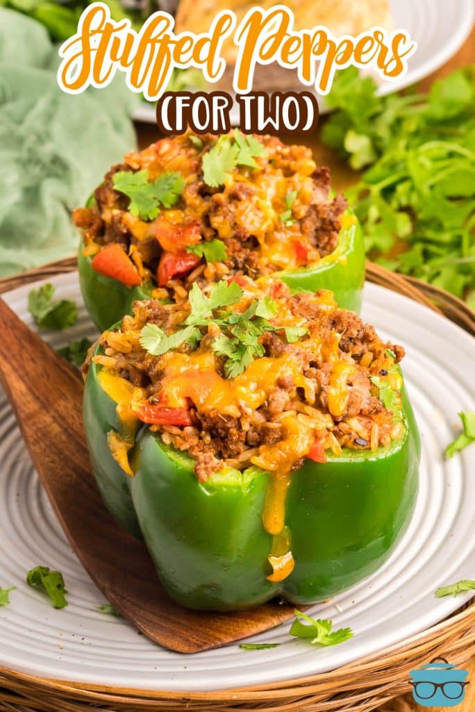 Stuffed Peppers for Two - The Country Cook