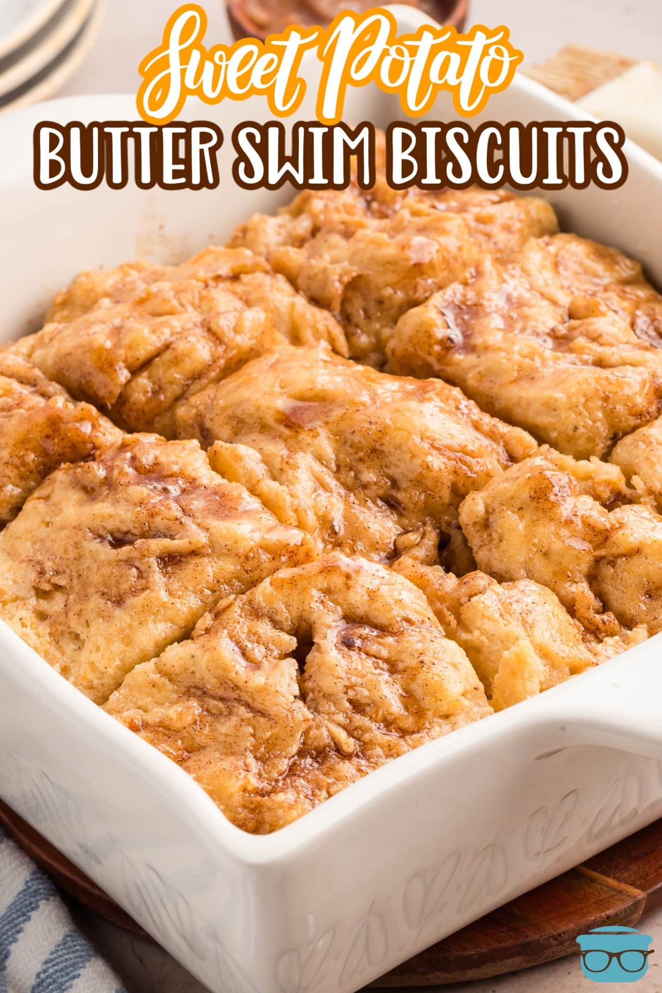 Sweet Potato Butter Swim Biscuits - The Country Cook