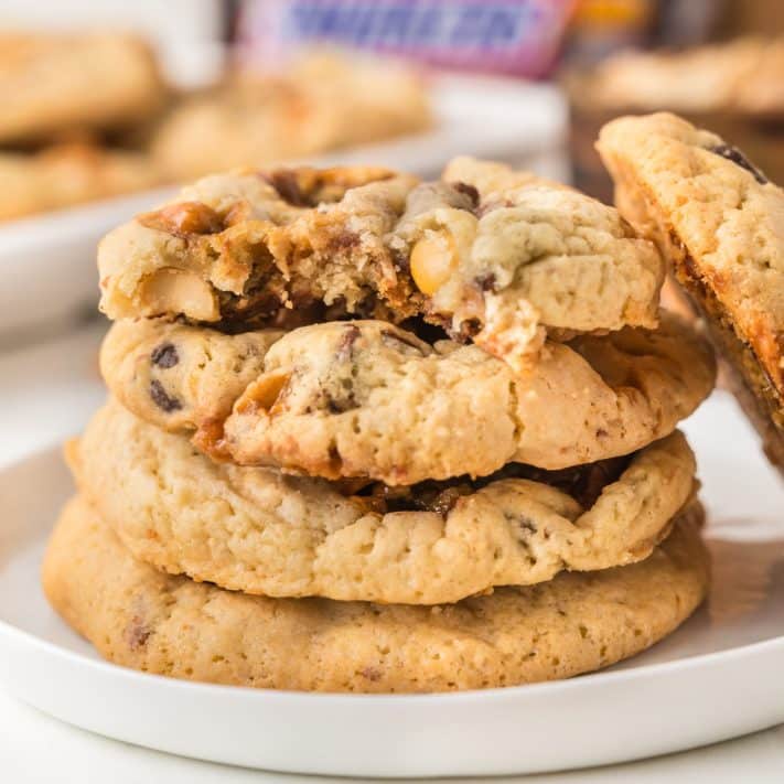 Snickers Cookies - The Country Cook