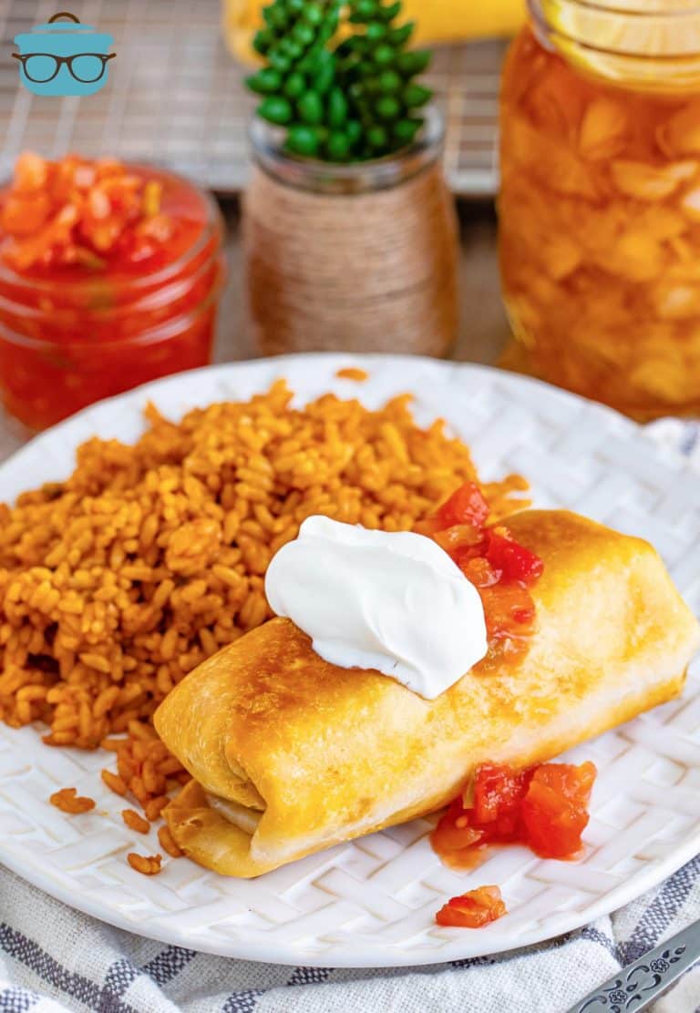 Chicken Chimichangas - The Country Cook