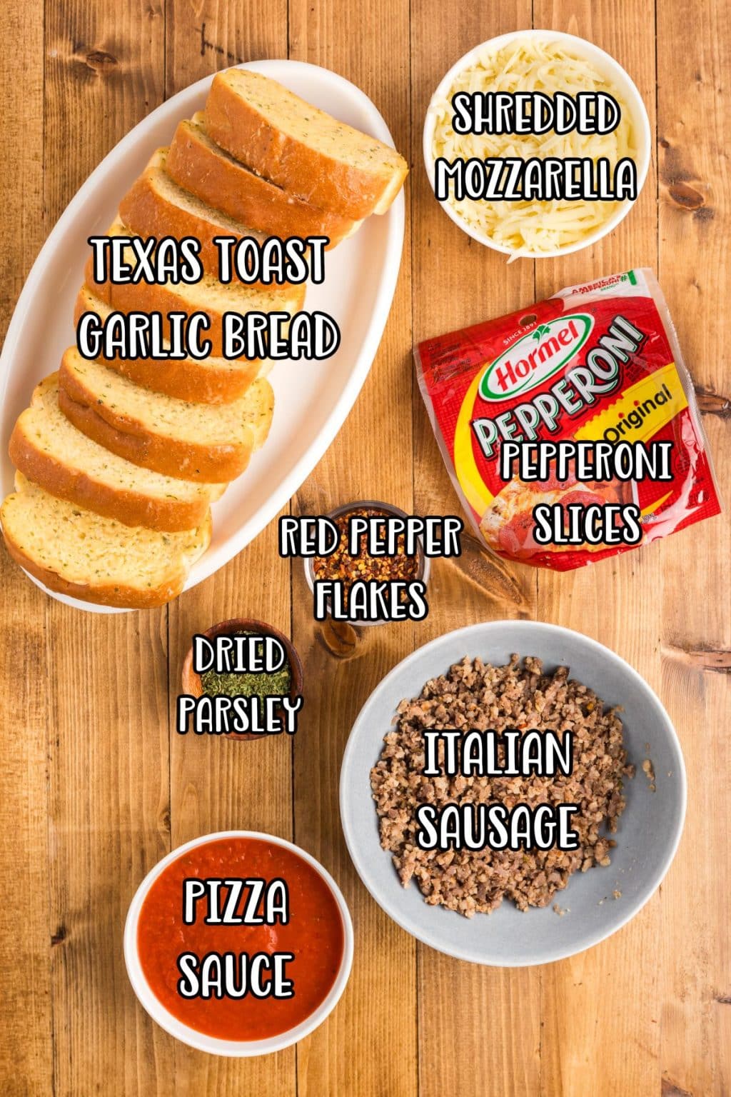 Texas Toast Pizzas - The Country Cook