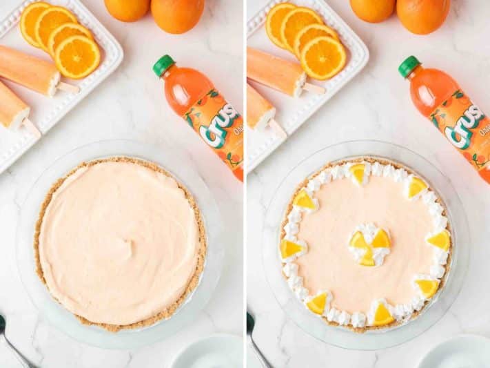 Orange Creamsicle Pie - The Country Cook