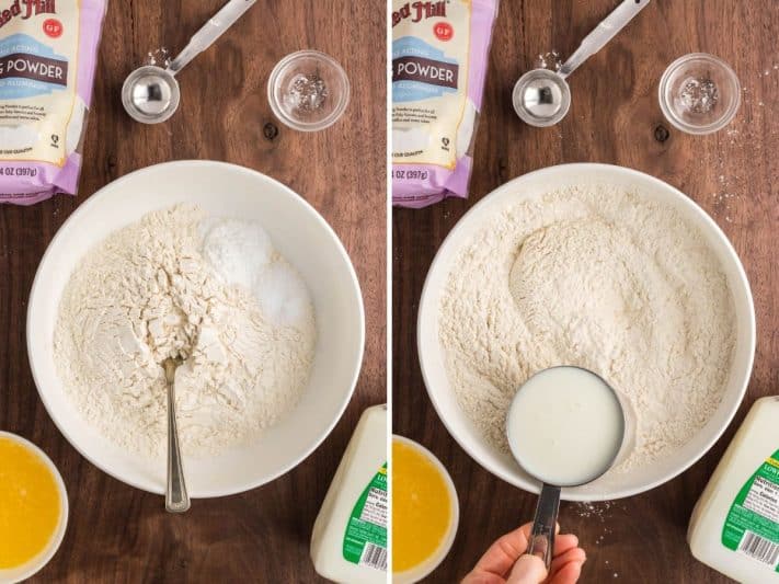 Sausage Gravy Butter Swim Biscuits - The Country Cook