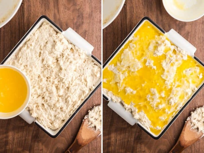 Sausage Gravy Butter Swim Biscuits - The Country Cook