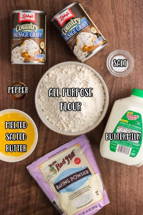Sausage Gravy Butter Swim Biscuits - The Country Cook