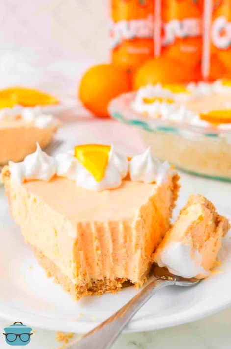 Orange Creamsicle Pie - The Country Cook
