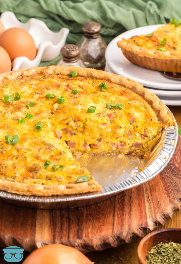 Ham Quiche - The Country Cook