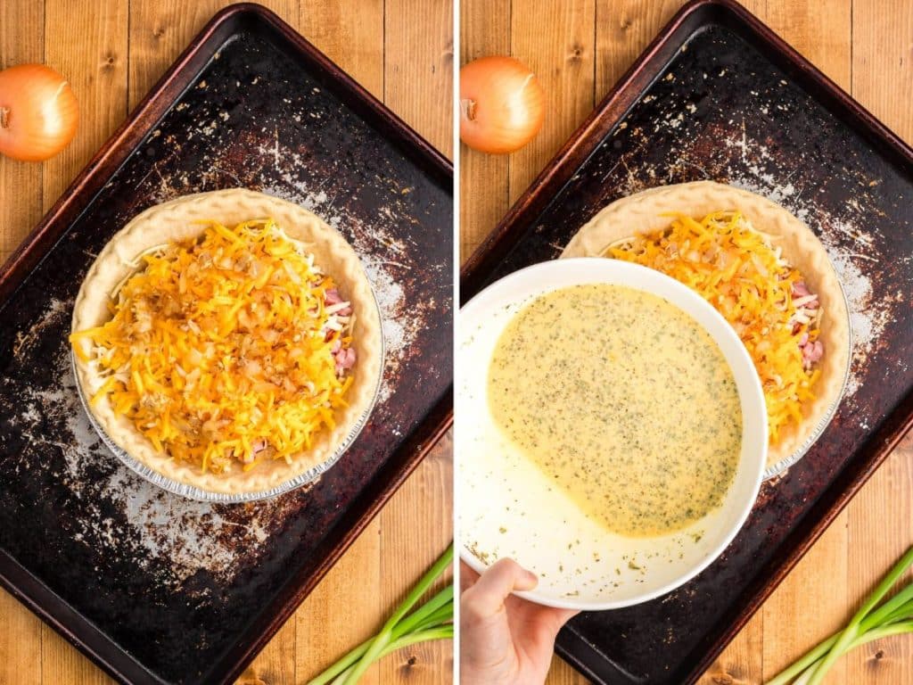 Ham Quiche - The Country Cook