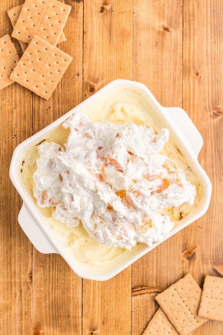 Peaches and Cream Dessert - The Country Cook