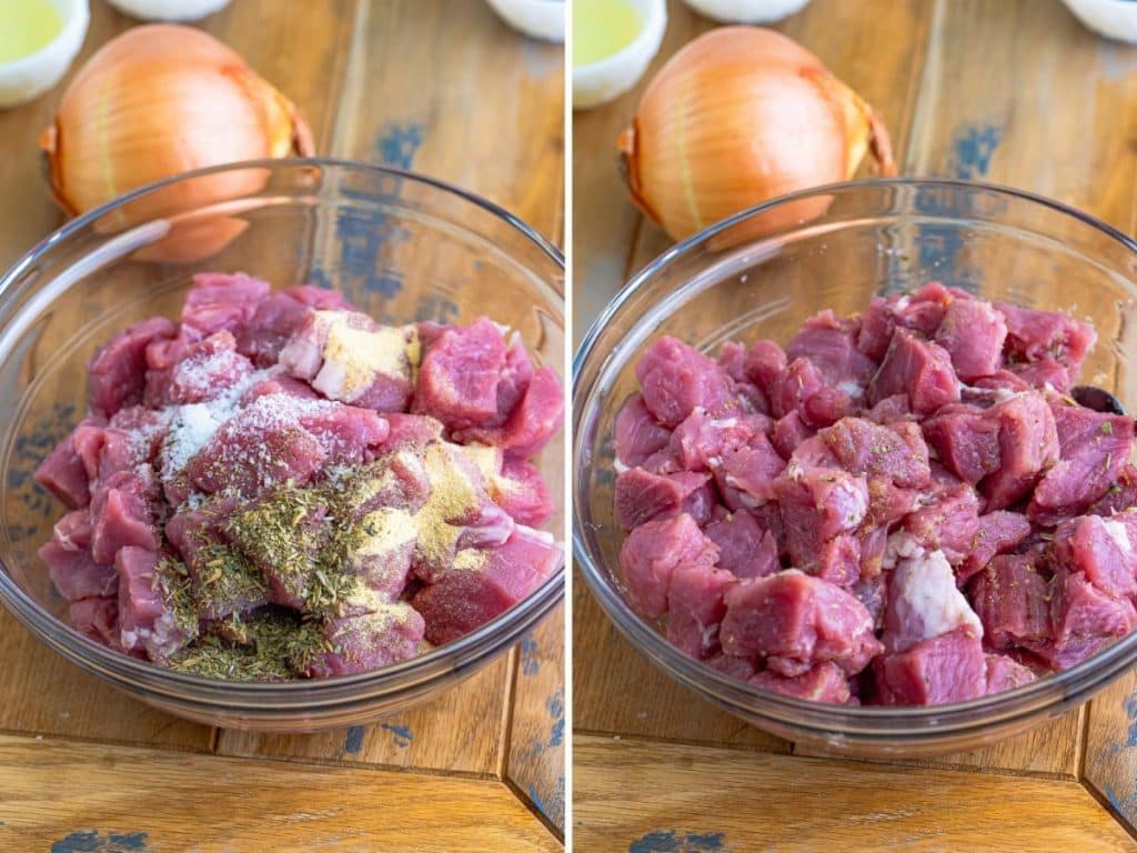 Pork Bites In Gravy - The Country Cook