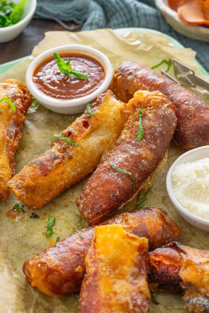 Disney World Pepperoni Spring Rolls - The Country Cook
