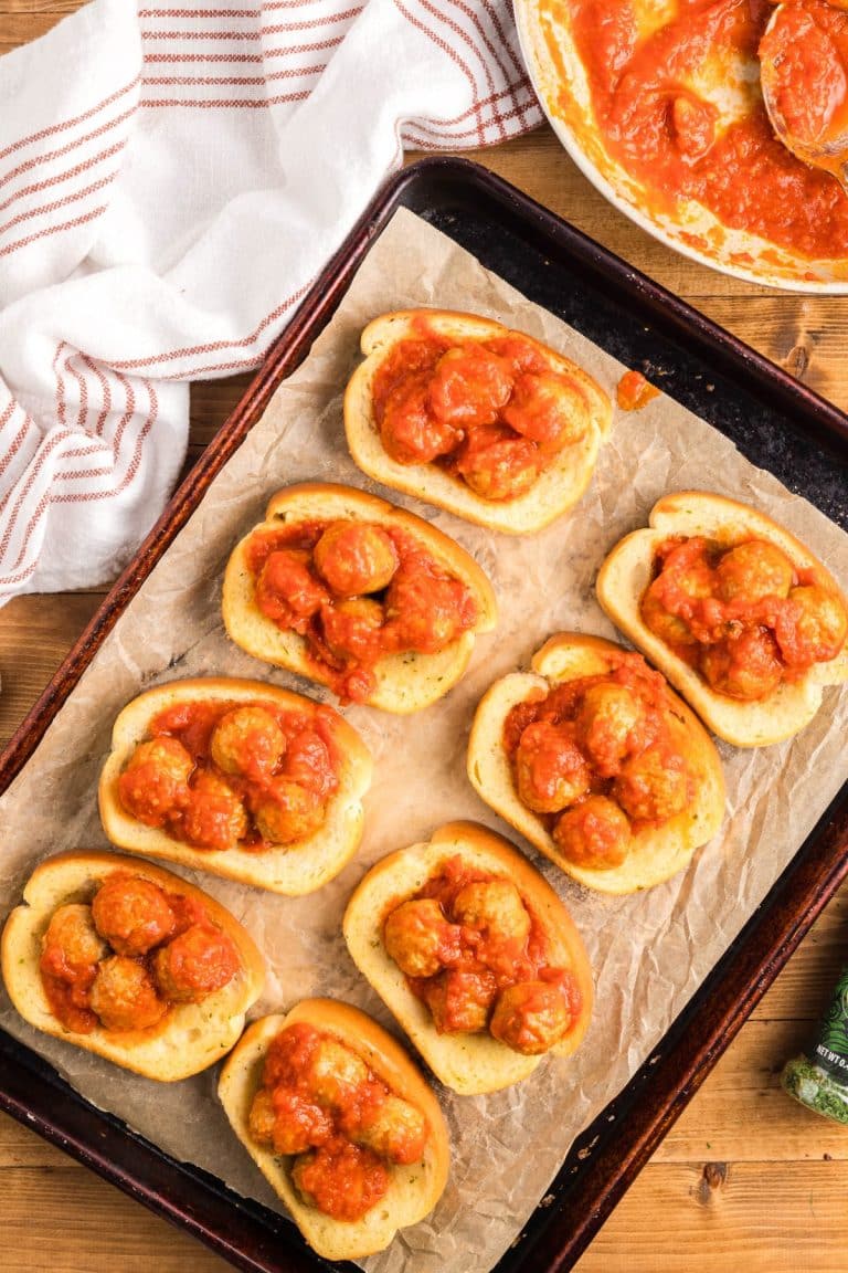 Texas Toast Meatball Subs - The Country Cook