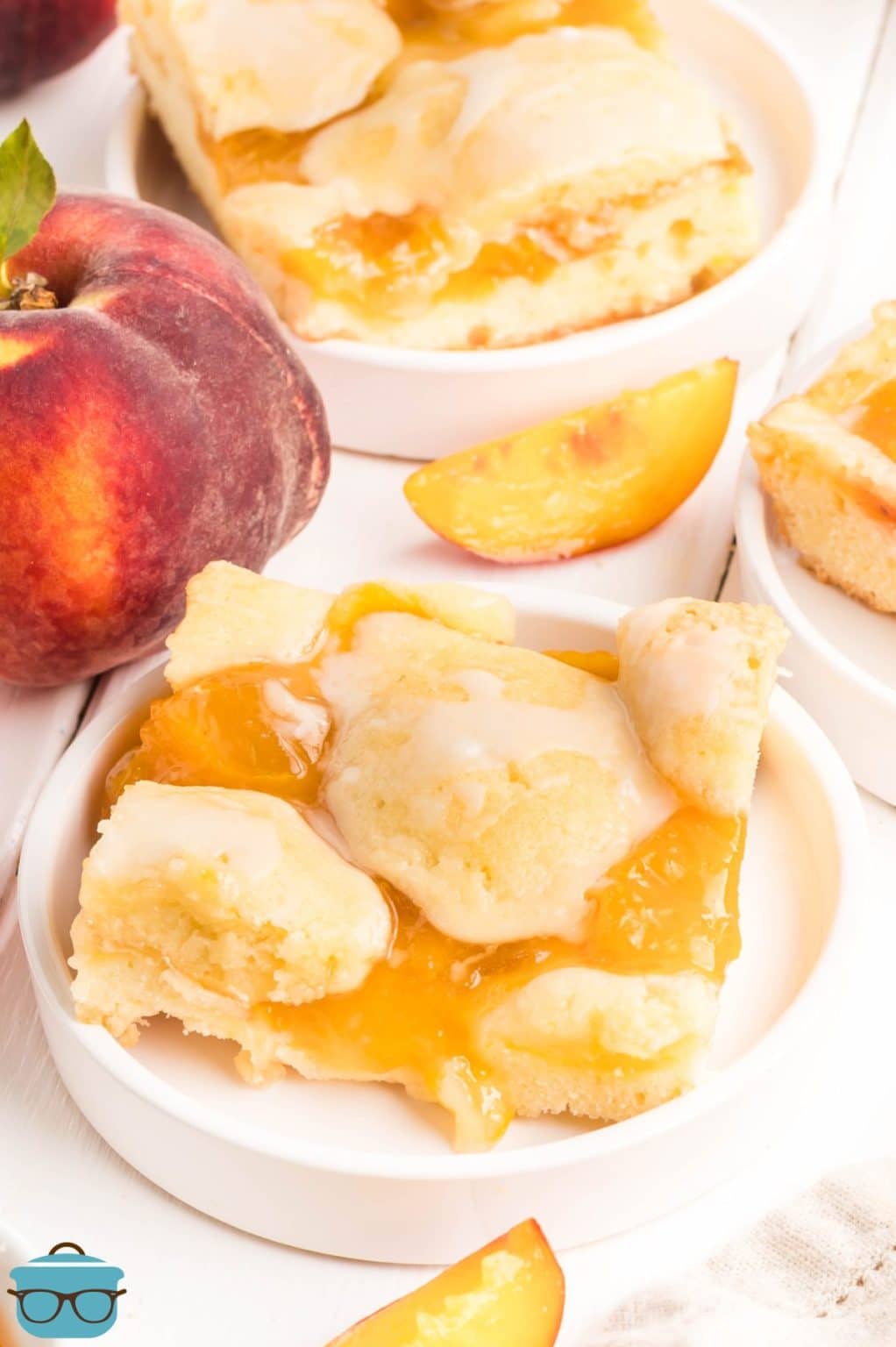 Peach Pie Bars - The Country Cook