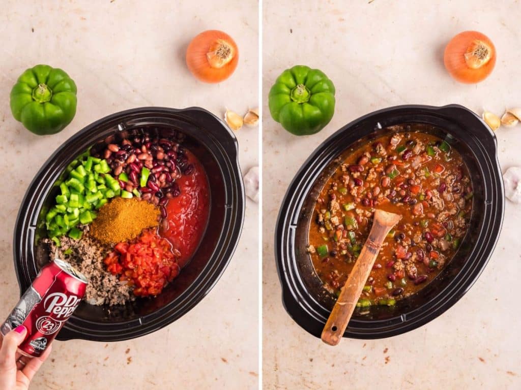 Crock Pot Dr Pepper Chili - The Country Cook