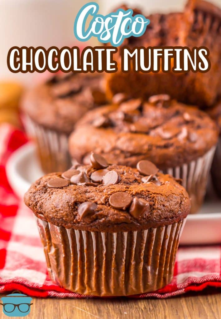 Costco Double Chocolate Muffins - The Country Cook
