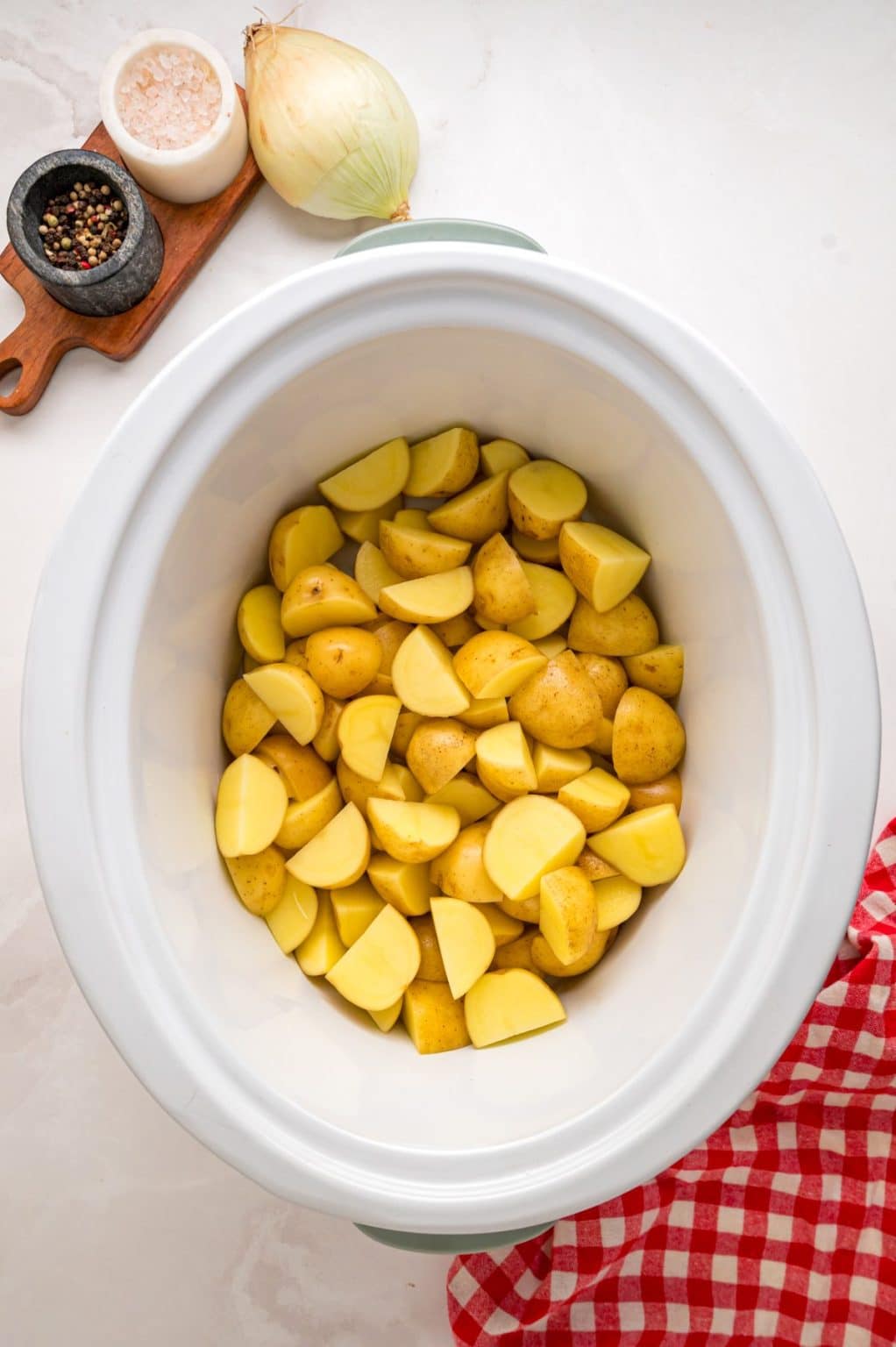 Crock Pot Swamp Potatoes - The Country Cook