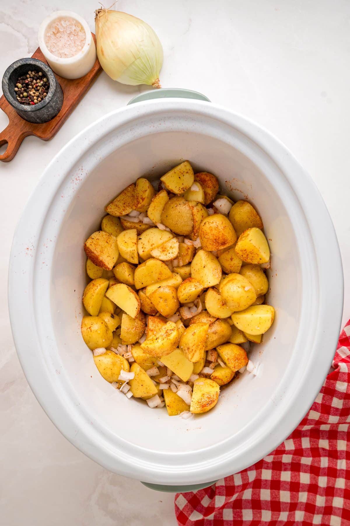 Crock Pot Swamp Potatoes - The Country Cook