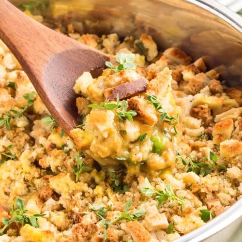 One Pot Chicken and Stuffing - The Country Cook