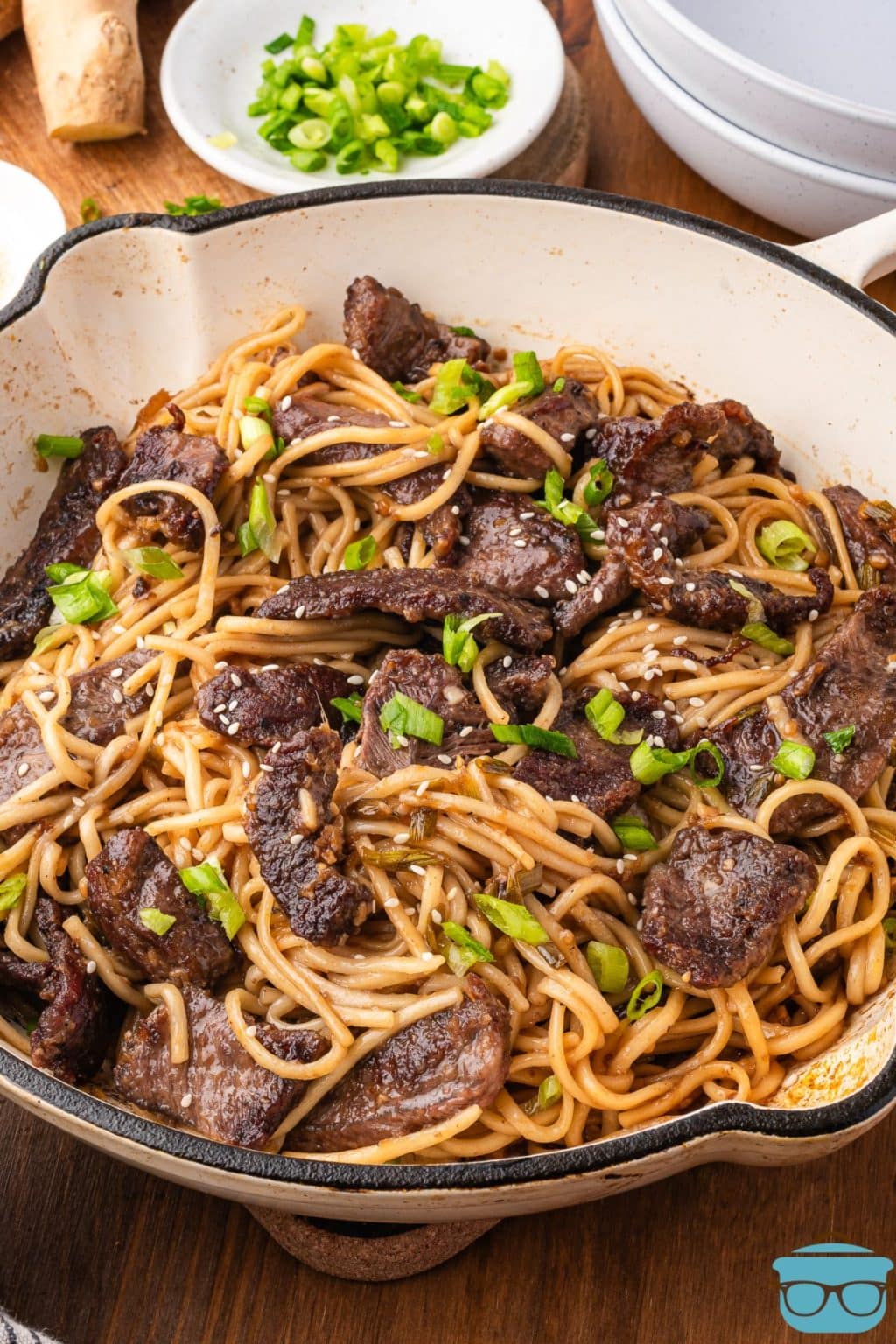 Mongolian Beef Noodles - The Country Cook