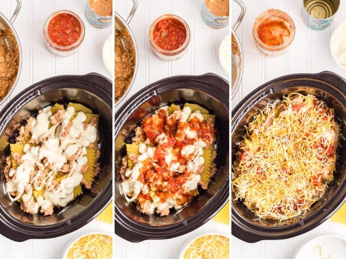 Crock Pot Mexican Lasagna - The Country Cook