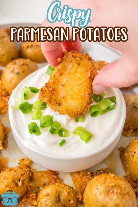 Crispy Parmesan Potatoes - The Country Cook
