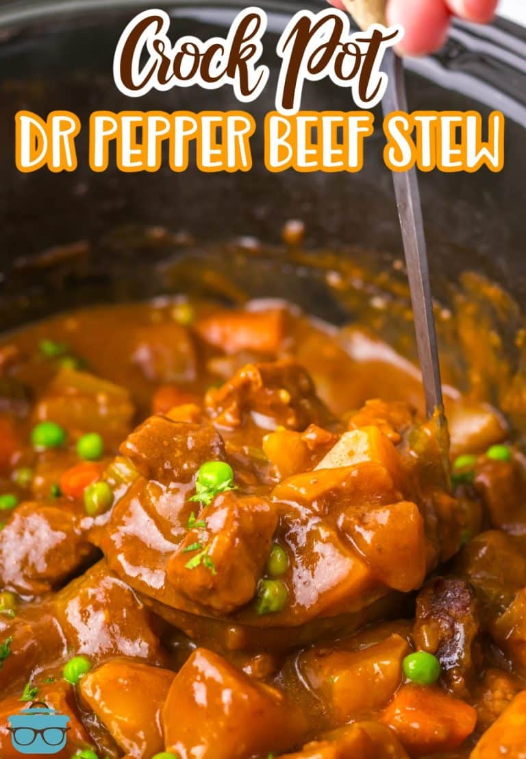 Crock Pot Dr Pepper Beef Stew - The Country Cook