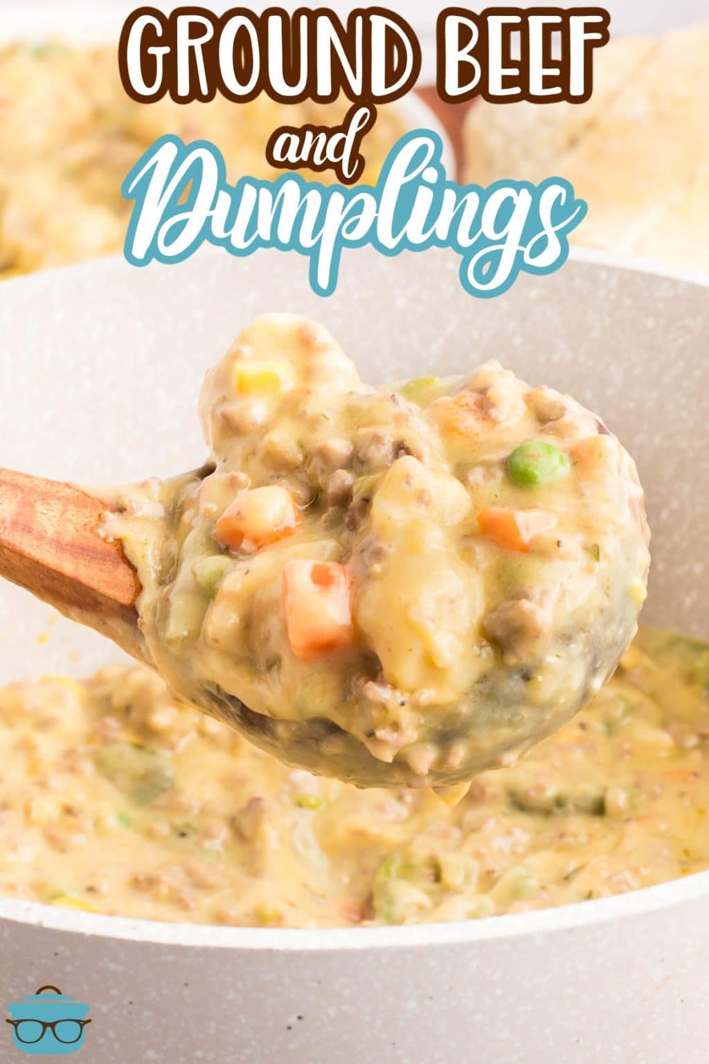 Ground Beef and Dumplings - The Country Cook