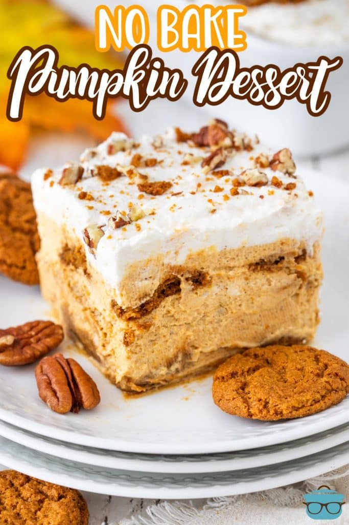 No Bake Pumpkin Dessert - The Country Cook