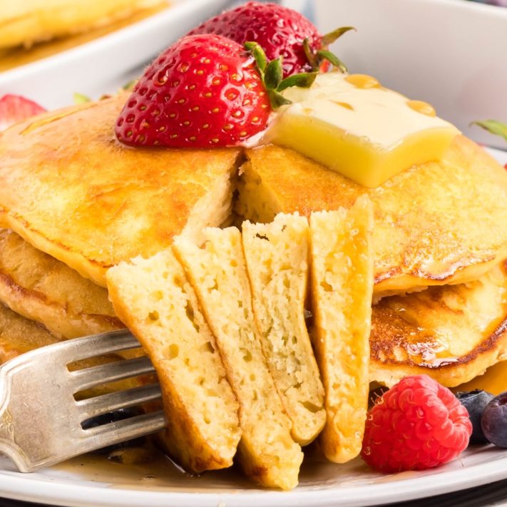 Fluffy Pancakes - The Country Cook