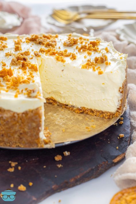 No Bake Oatmeal Creme Pie Cheesecake - The Country Cook