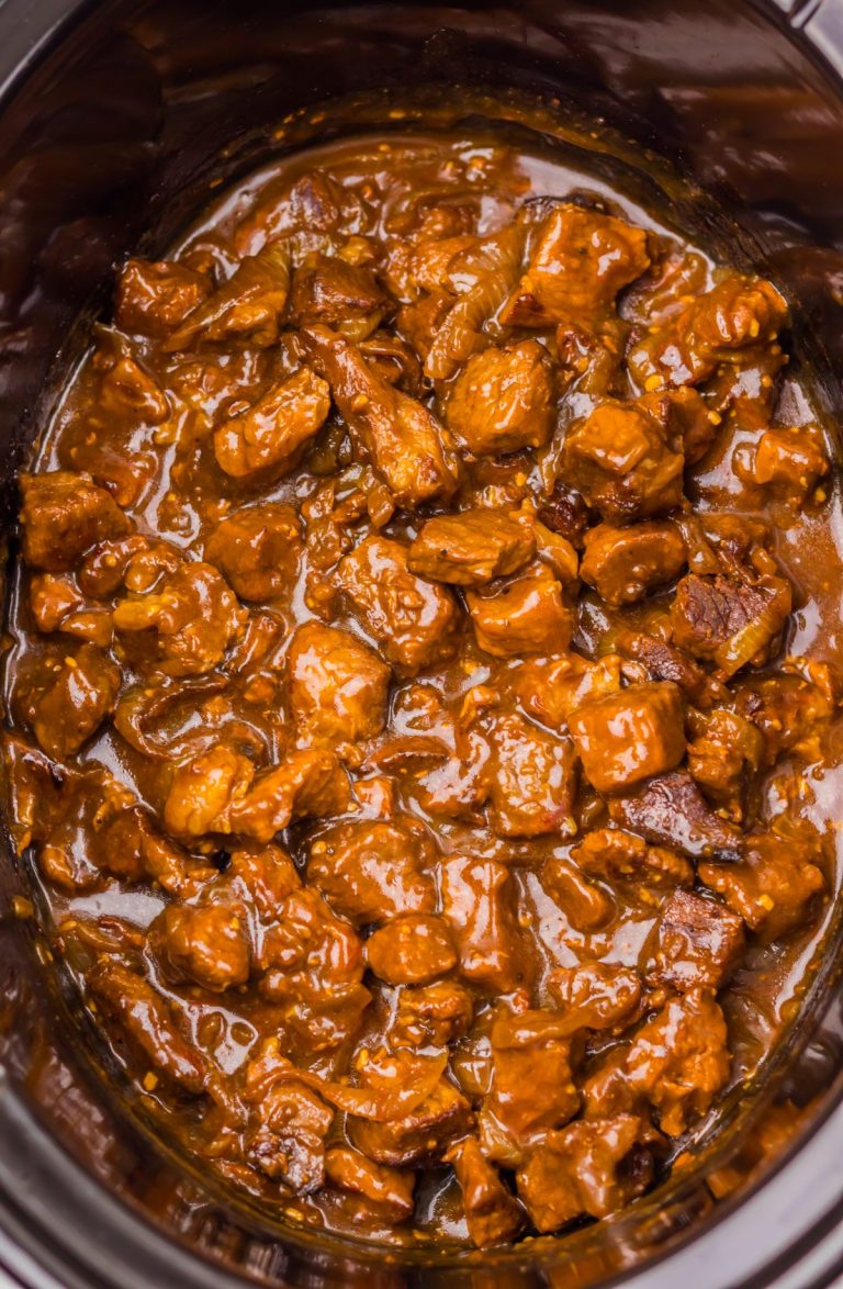 Crock Pot Coca Cola Beef Tips - The Country Cook