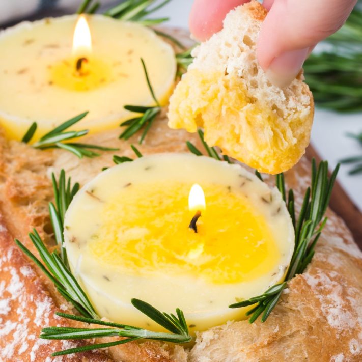 Garlic Butter Candle - The Country Cook